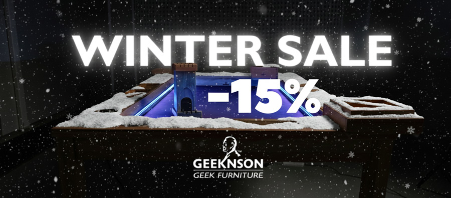 Geeknson - Board Game Tables - Customizable and Highly Modular Gaming Table